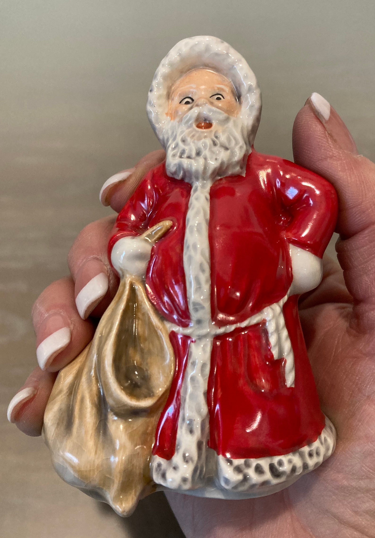 Vintage Goebel Santa Figure German Santa Figure Porcelain | Etsy