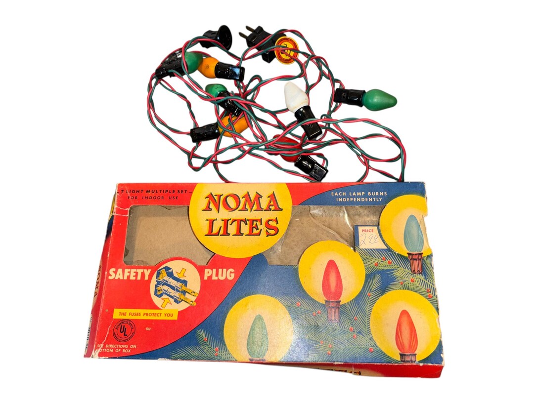 1 Box Noma C7 Light String, Working Noma Christmas Lights, C7 Rainbow ...