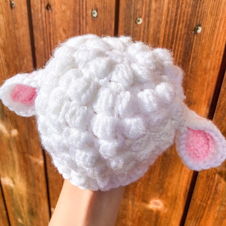 Baby Lamb Hat Pdf Pattern, Instant Download, Crochet Animal Beanie ...