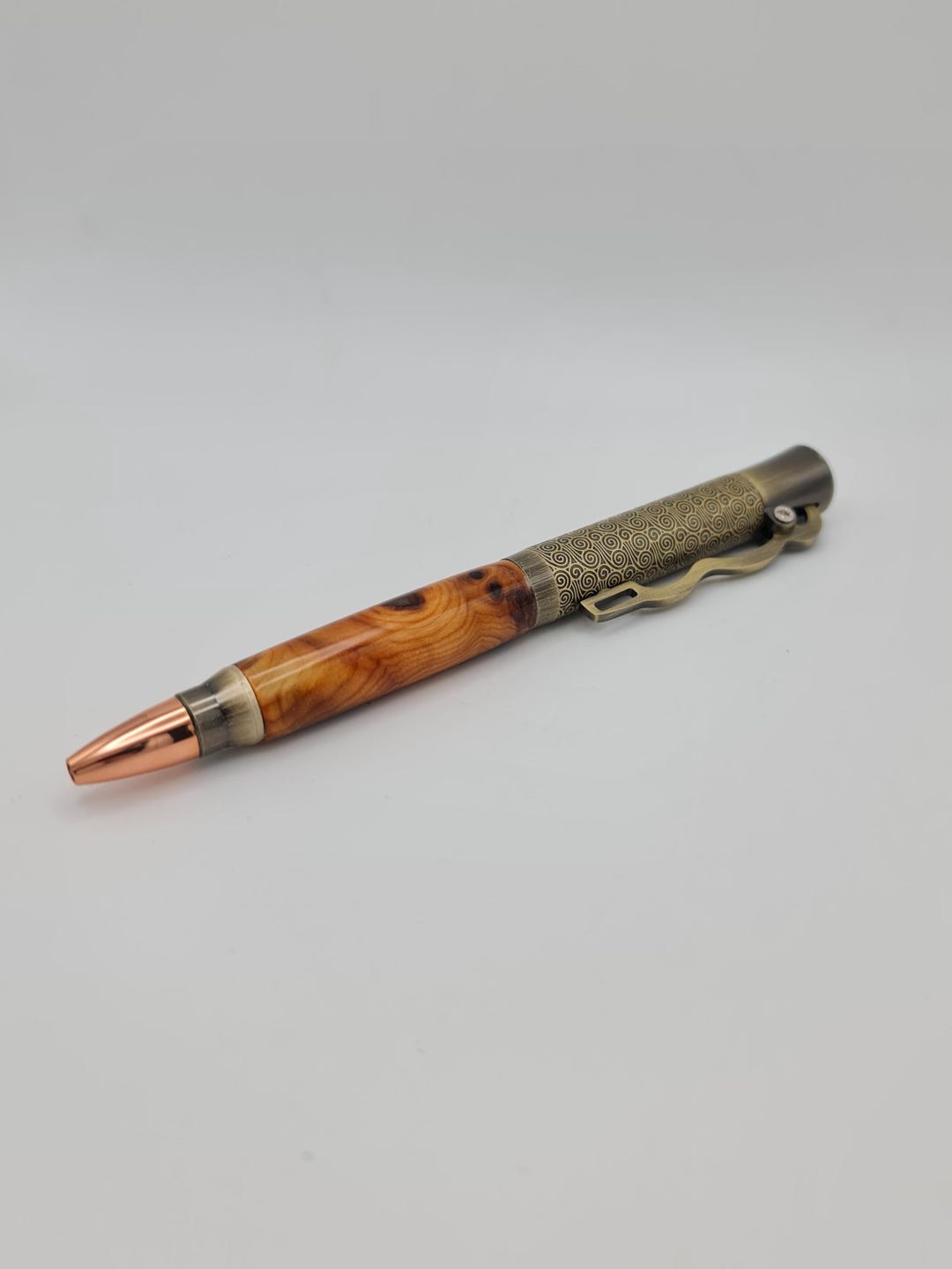English Yew, Lever Action, Ballpoint Pen - Etsy