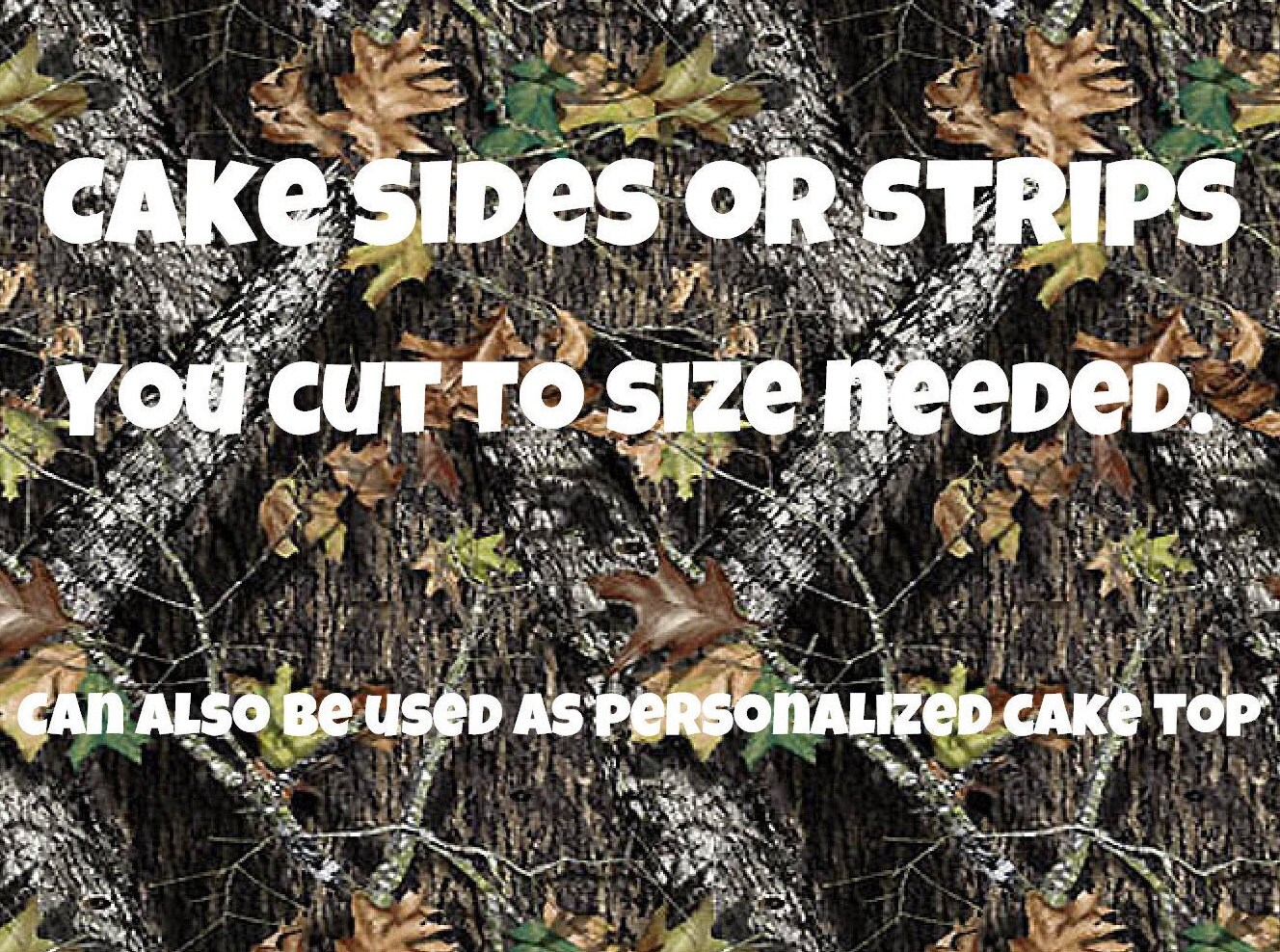 Mossy Oak Edible Cake