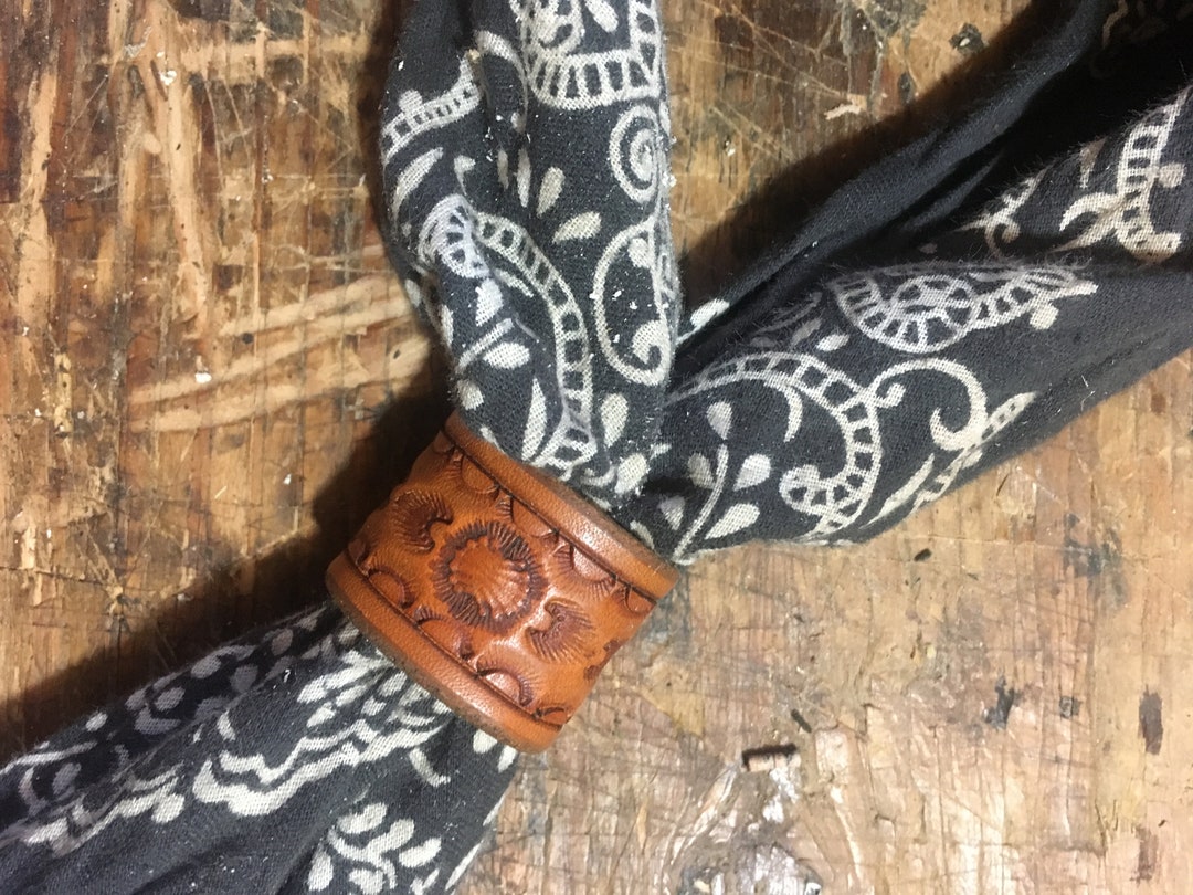 Handmade Leather Scarf Slide - Etsy