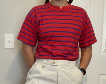 Striped Shirt 90s | Etsy