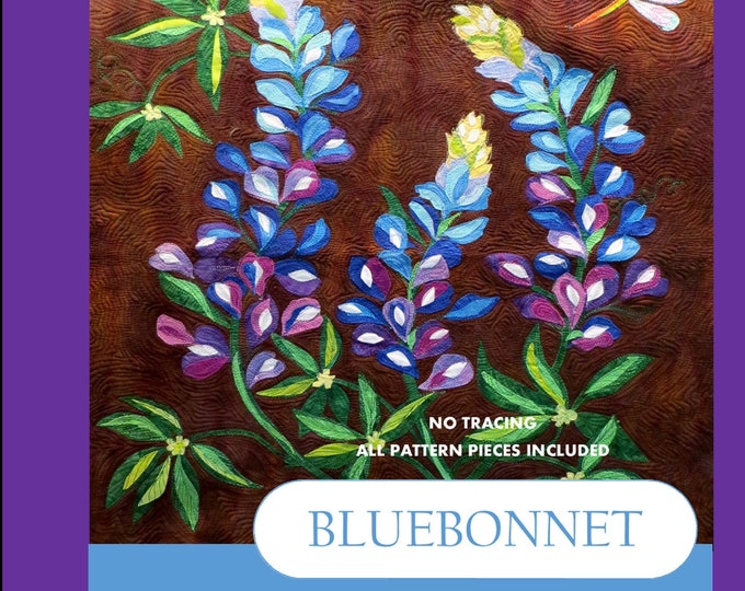 Bluebonnet Pattern - Fabulous Fusible Flowers by Melinda Bula Designs ...