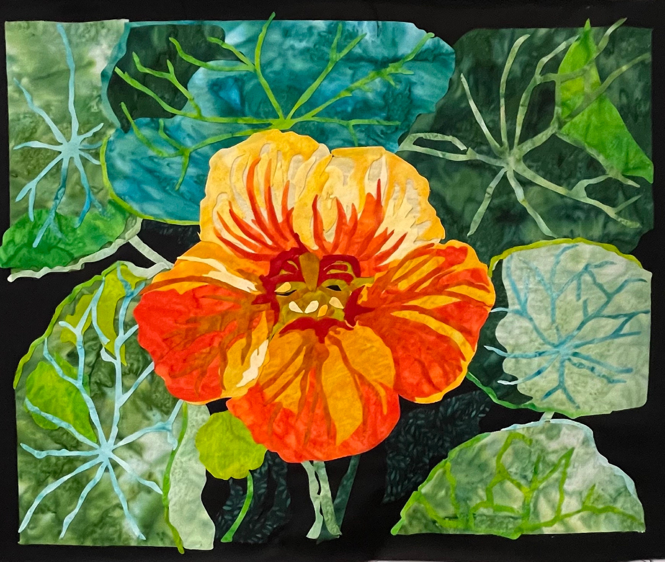 Nasturtium Pattern Fabulous Fusible Flowers by Melinda Bula - Etsy