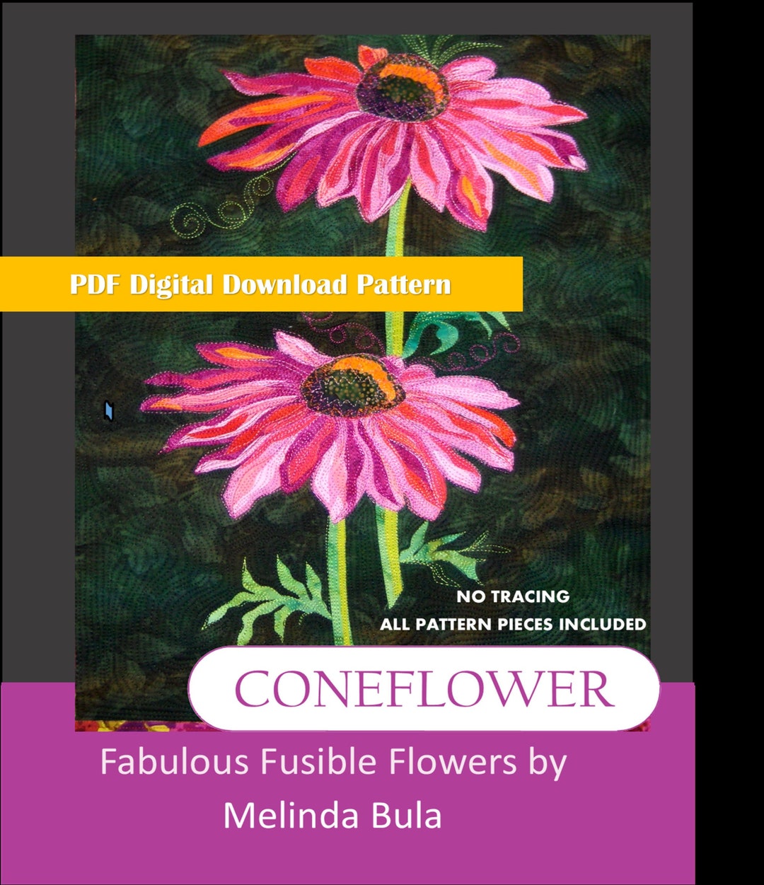 Coneflower Digital Pattern Booklet- by Melinda Bula - Etsy