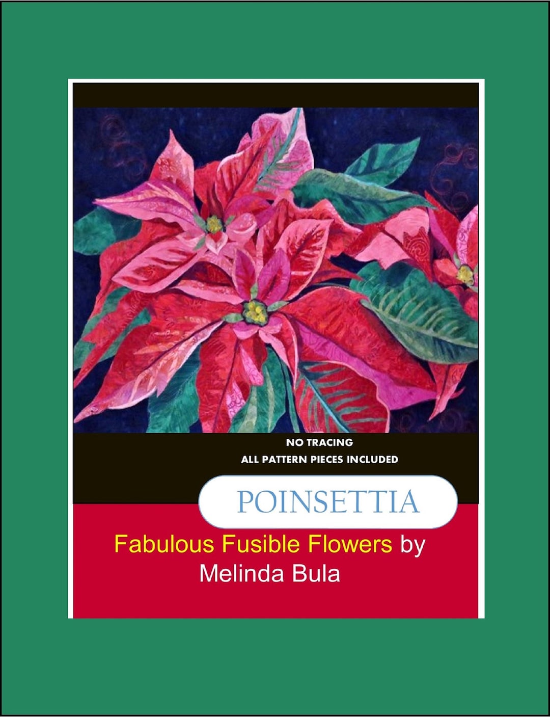 Poinsettia Pattern by Melinda Bula - Etsy