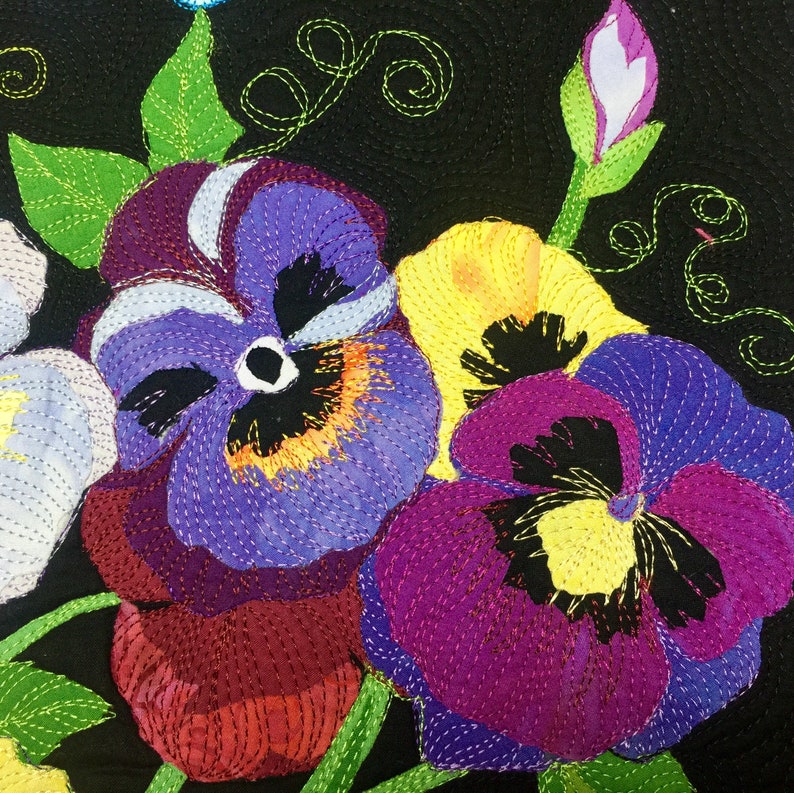 Fresh-picked Pansy Kit by Melinda Bula Designs - Etsy