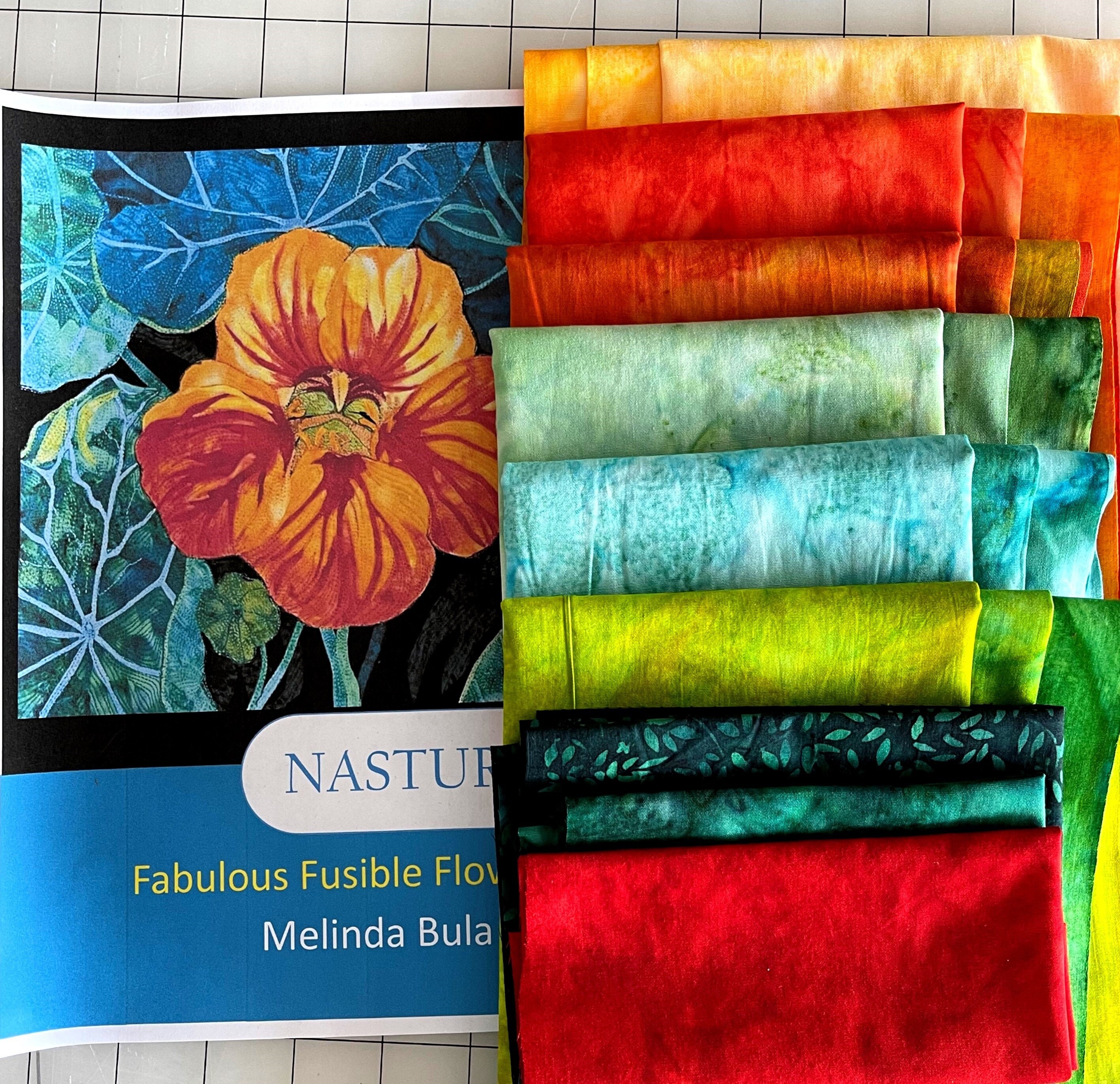 Nasturtium Kit With Fabric and Pattern - by Melinda Bula Designs - Etsy