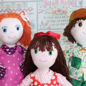 Mindy Doll and Friends 19" Stuffed Doll Pattern - Etsy