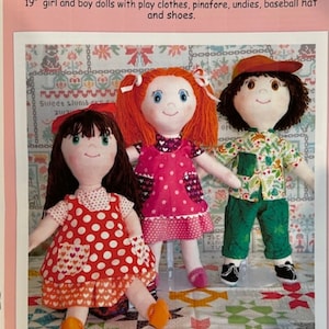 Mindy Doll and Friends 19" Stuffed Doll Pattern - Etsy