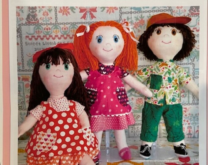 Mindy Doll and Friends 19" Stuffed Doll Pattern - Etsy