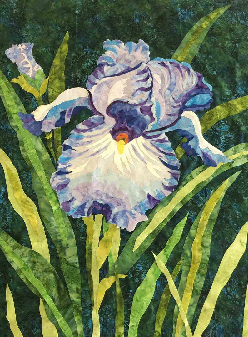 Iris Pattern Fabulous Fusible Flowers by Melinda Bula - Etsy