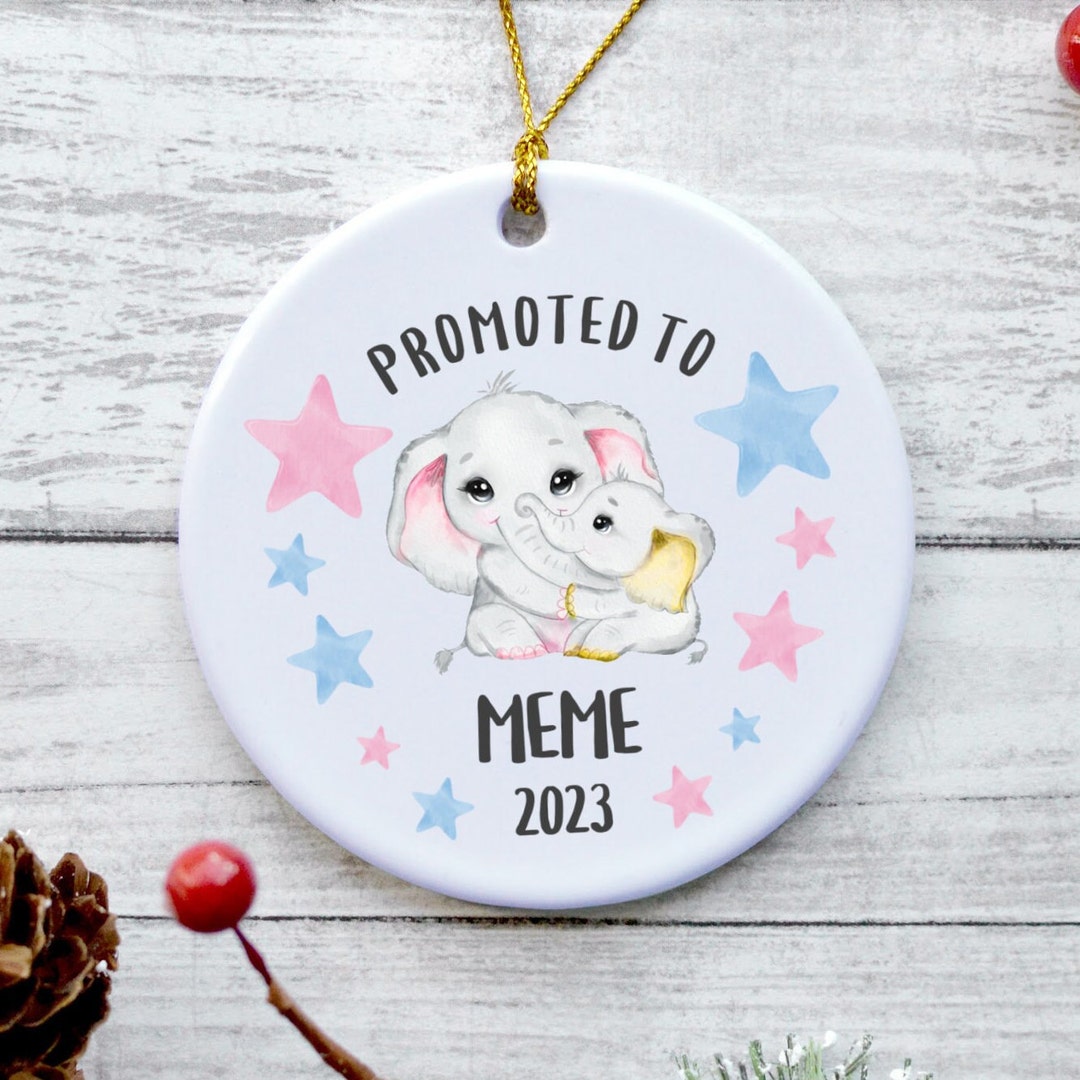 Promoted to Meme 2023 Ornament, Meme 2023 Gift, Meme Christmas Ornament ...
