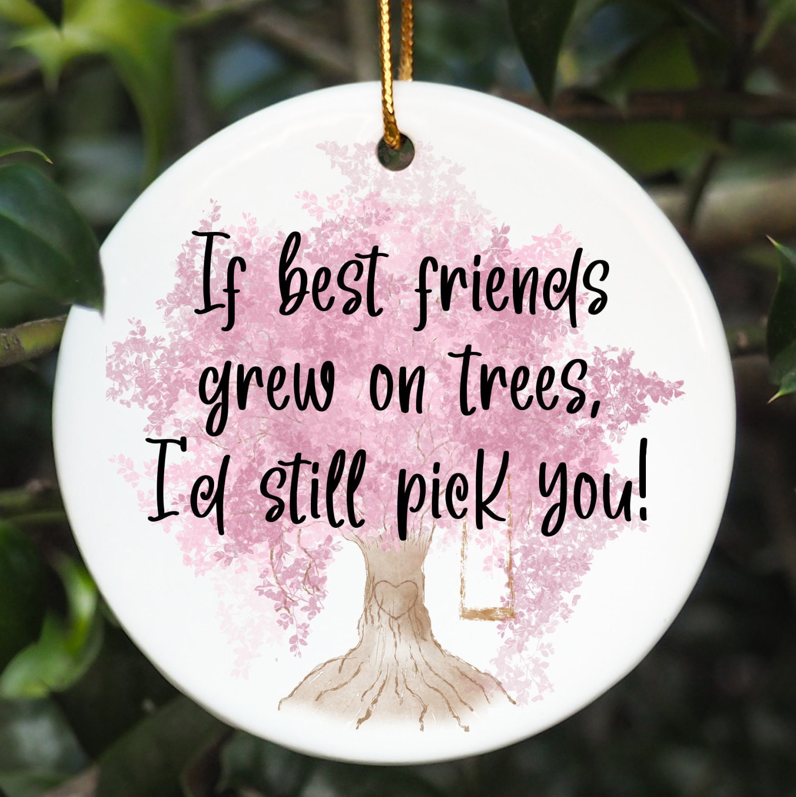 Best Friends Ornament, Best Friend Christmas Gifts, BFF Tree Ornaments ...