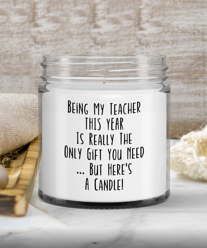Teacher Candle, Teacher Gifts, Teacher Christmas Gift, Funny Teacher ...