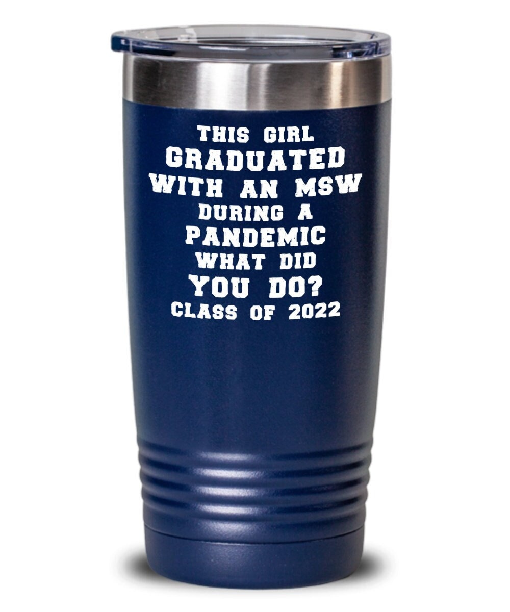 MSW Graduation Gifts for Her, Msw Grad Tumbler 2022, Msw Graduation ...