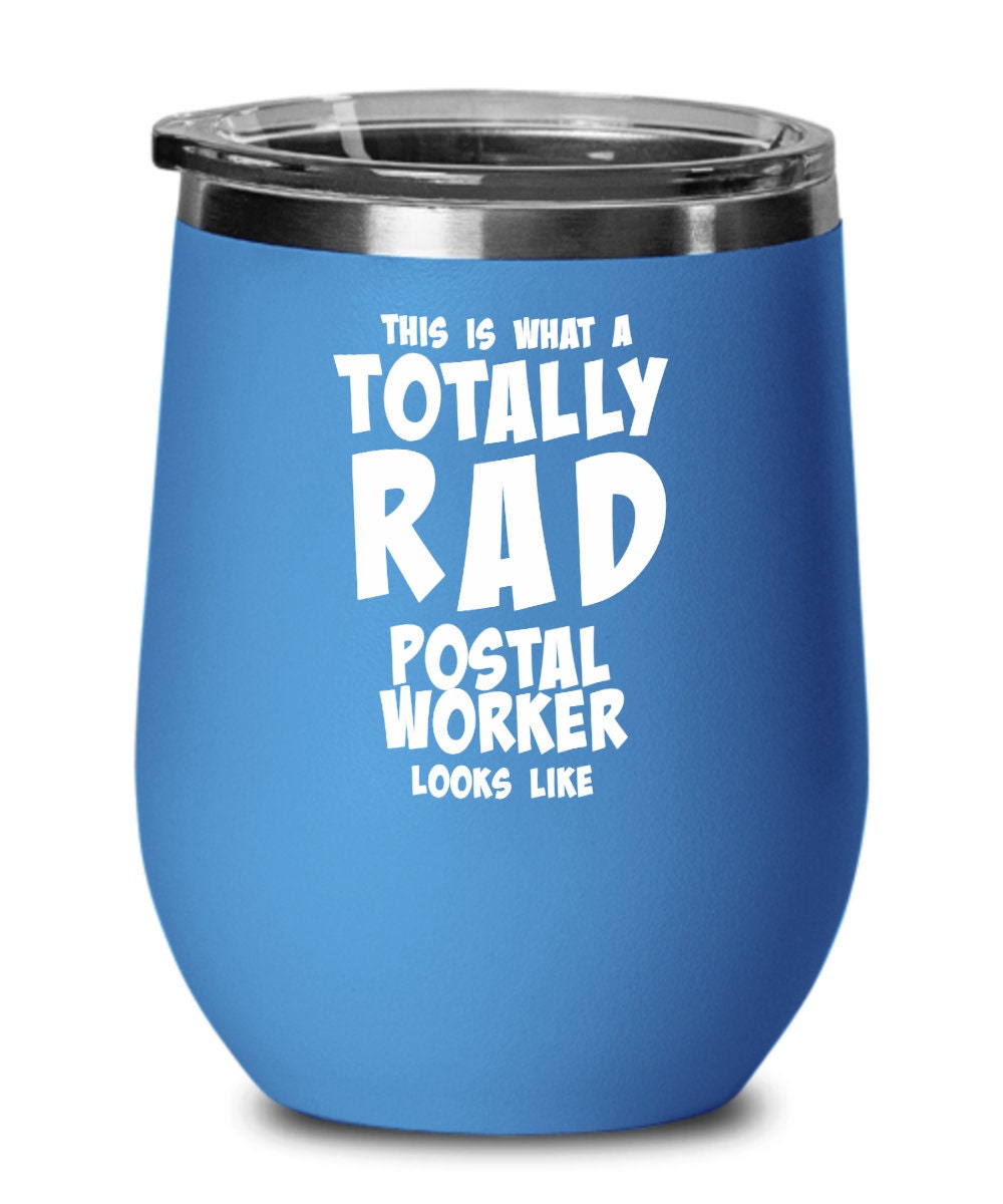 Postal Worker Wine Glass Mailman Gifts Postal Worker Gifts - Etsy