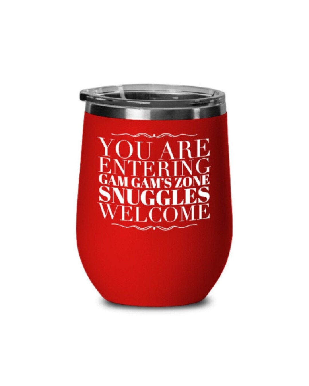 Gam Gam Wine Glass, Gam Gam Grandma Gift, Gam Gam Wine Tumbler, Gam Gam ...