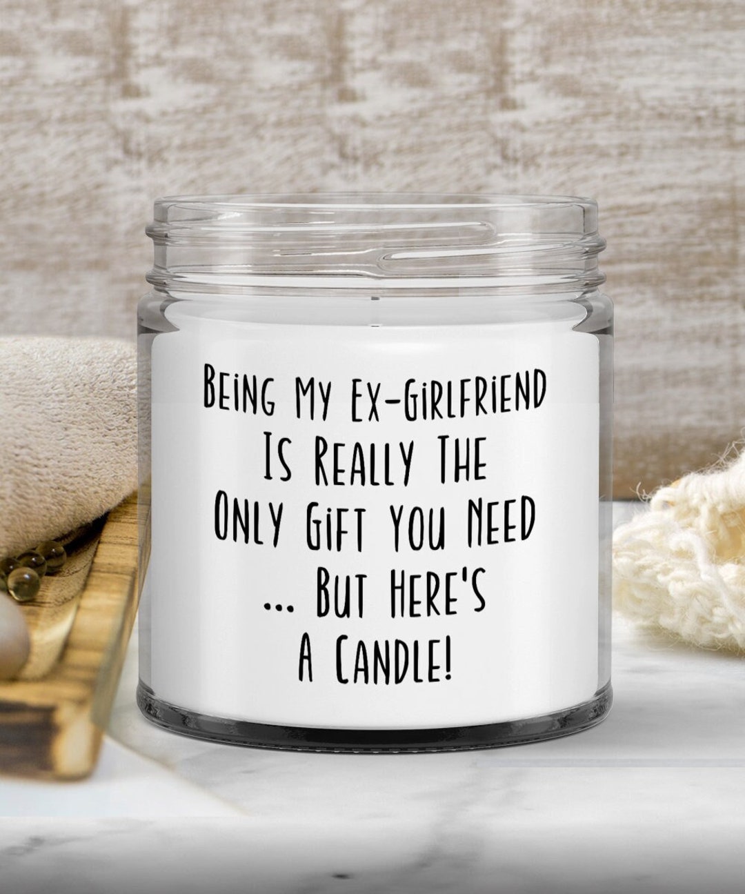Ex-girlfriend Candle, Funny Gifts for Ex-girlfriend, Ex-girlfriend Gag ...