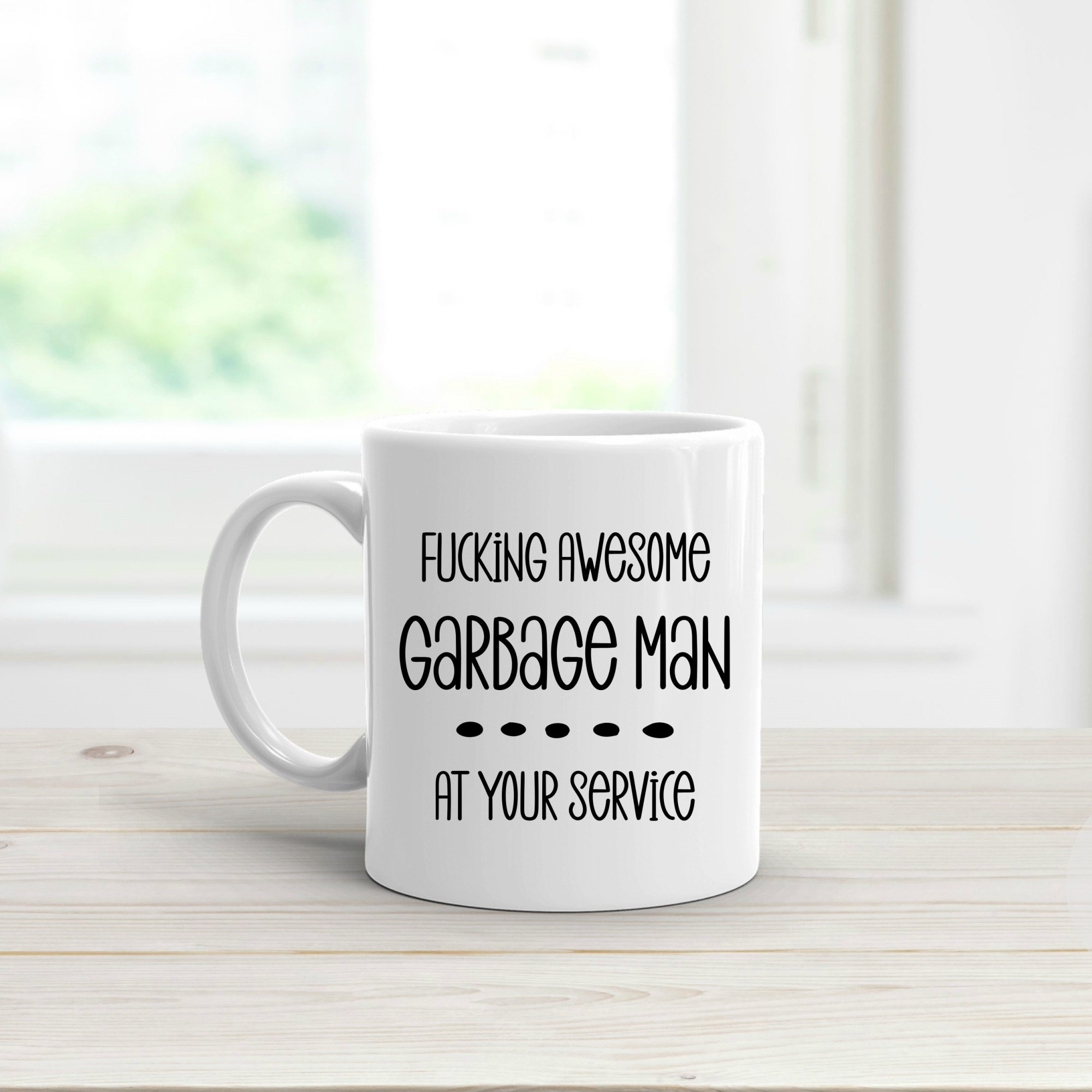 Garbage Man Mug, Funny Sanitation Worker Gift Idea, Garbage Man Coffee ...