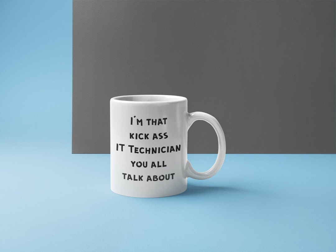 IT Technician Mug, It Technician Coffee Mug, IT Tech Gifts, IT Support ...