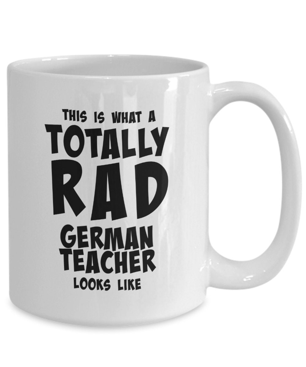 German Teacher Mug Best German Teacher Mug German Teacher Etsy