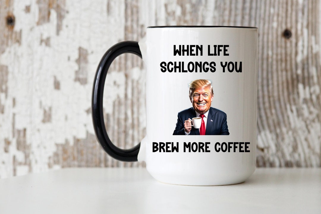 Trump Gag Gifts, She Got Schlonged, Trump Coffee Mug, Trump Christmas ...