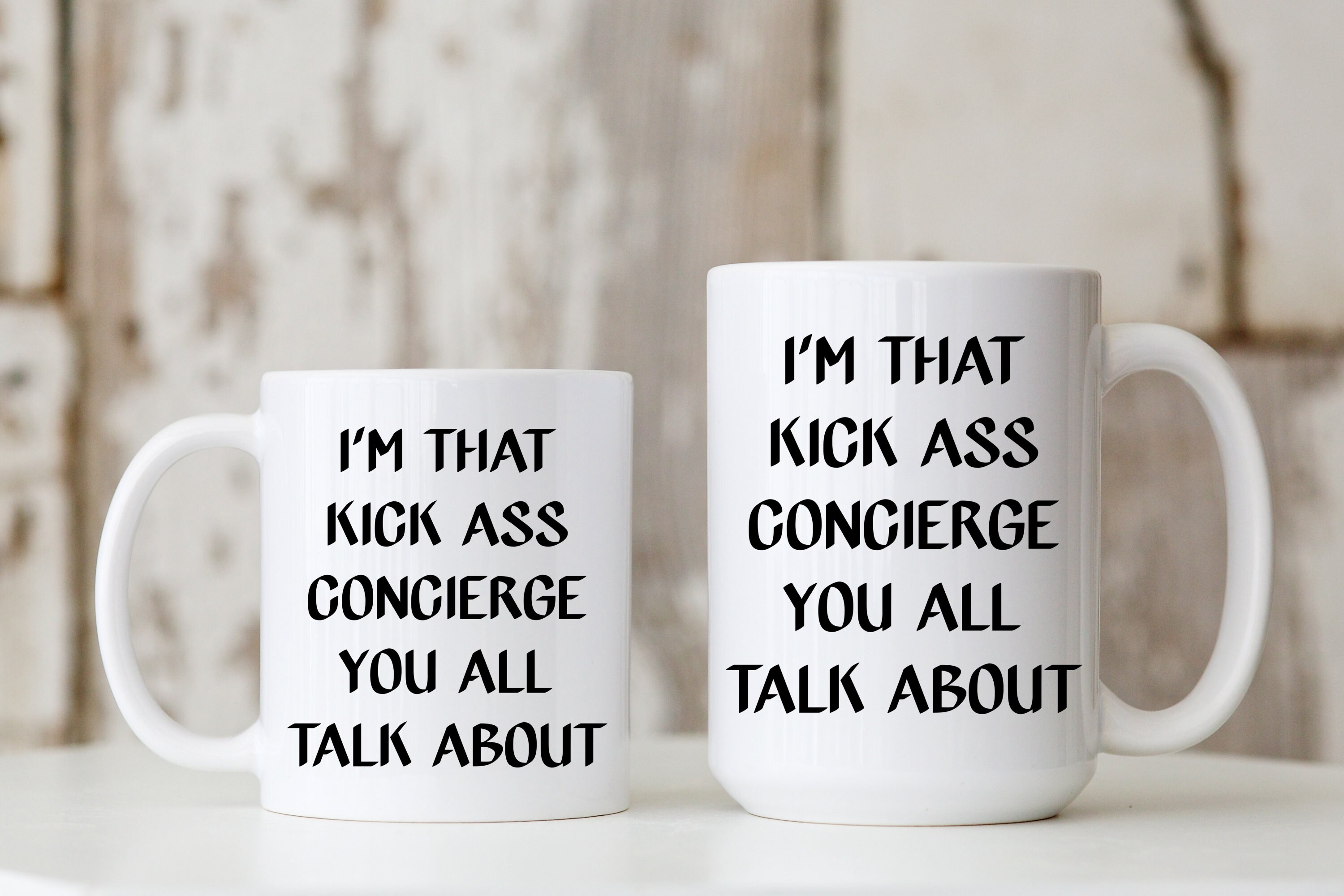 Concierge Mug, Concierge Coffee Mug, Concierge Gifts, Funny Concierge ...