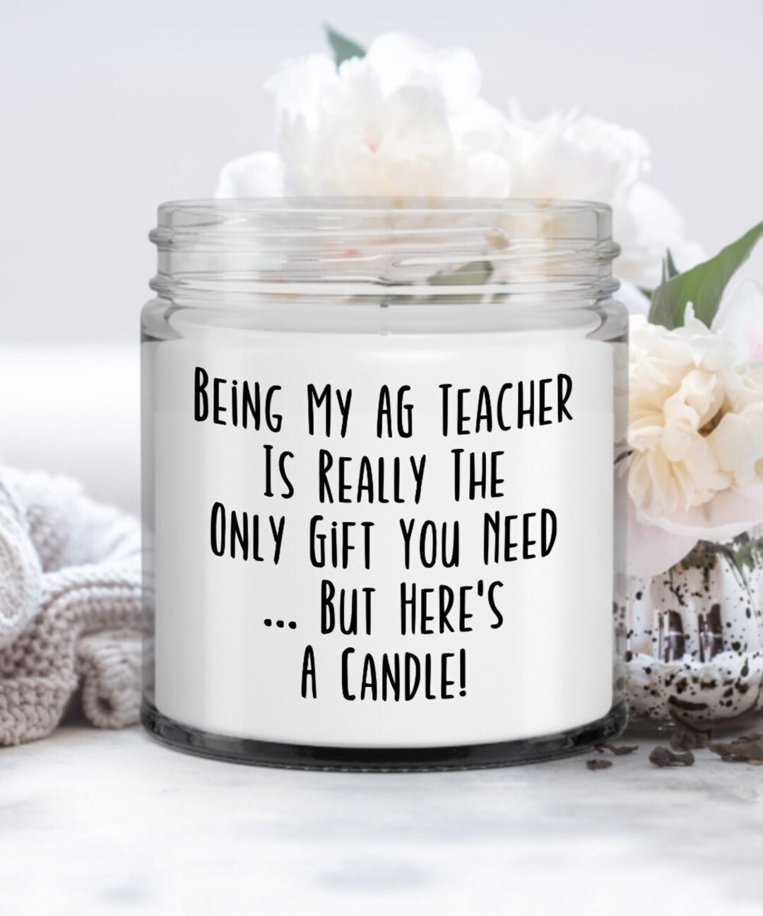 Ag Teacher Candle, Ag Teacher Gifts, Ag Teacher Christmas Gift, Funny ...