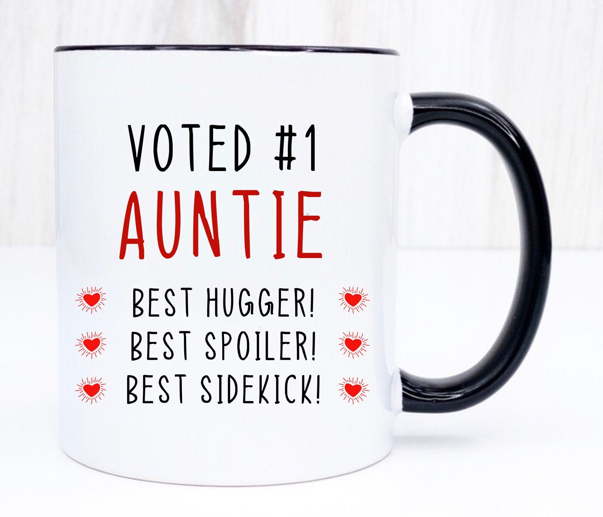 Beste Tante Kaffeetasse, 1 Tante Geschenkidee, Geburtstag, Muttertag ...