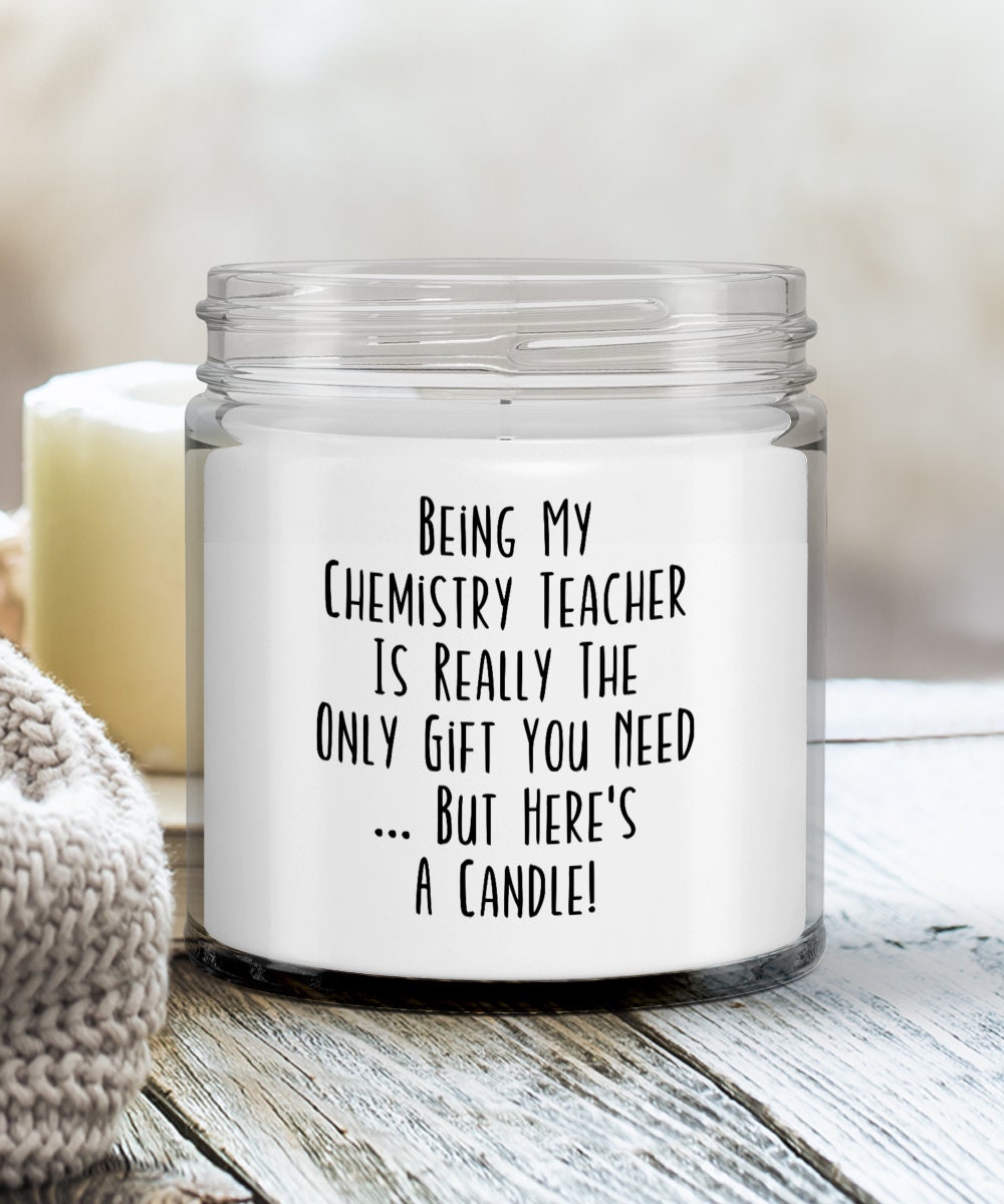 Chemistry Teacher Candle Gifts for Chemistry Teacher - Etsy