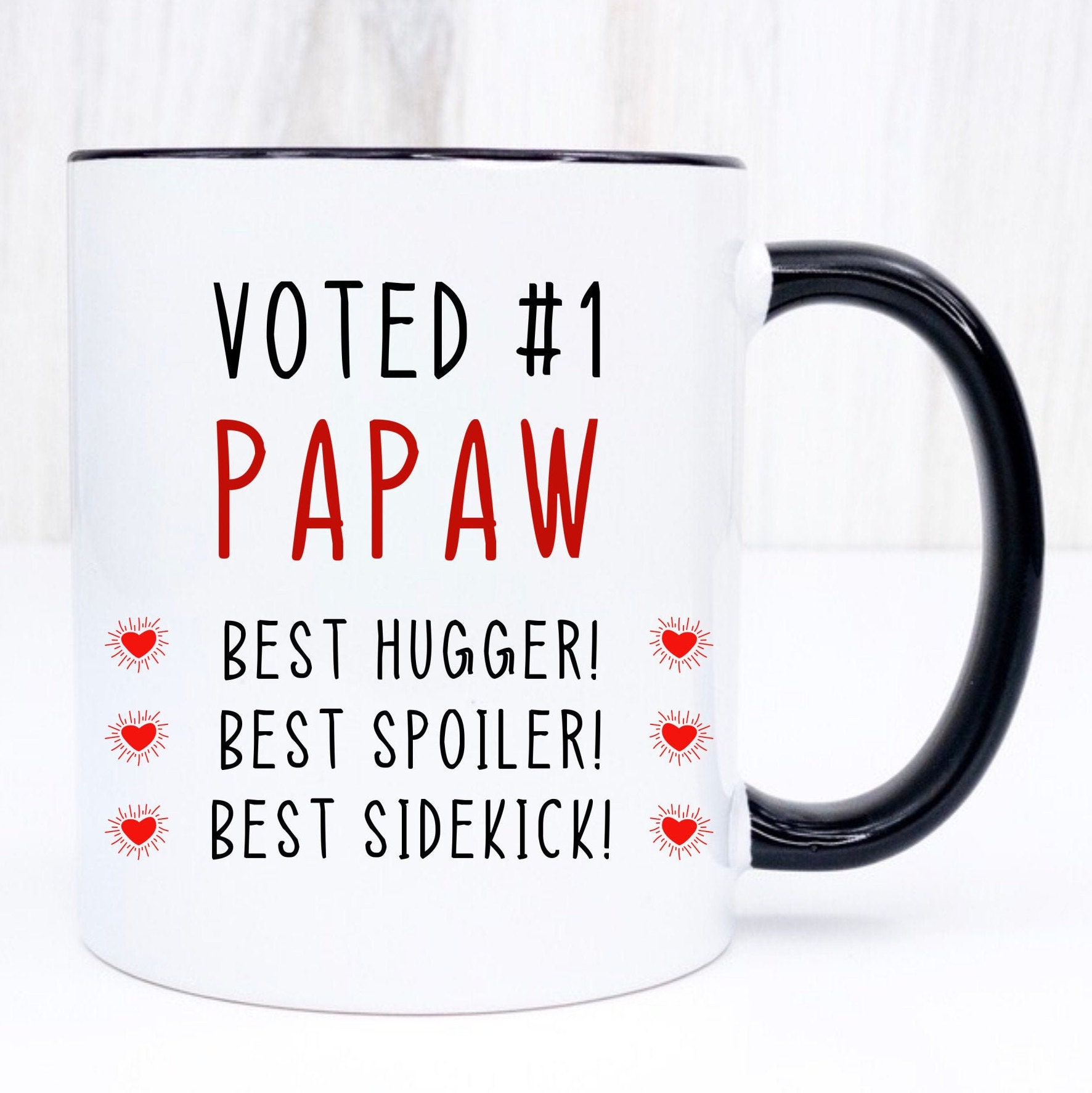 Best Papaw Coffee Mug, #1 Papaw Gift Idea, Birthday, Father's Day ...