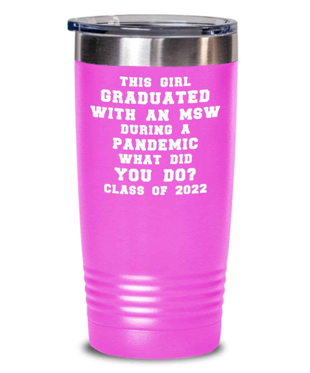 MSW Graduation Gifts for Her Msw Grad Tumbler 2022 Msw - Etsy
