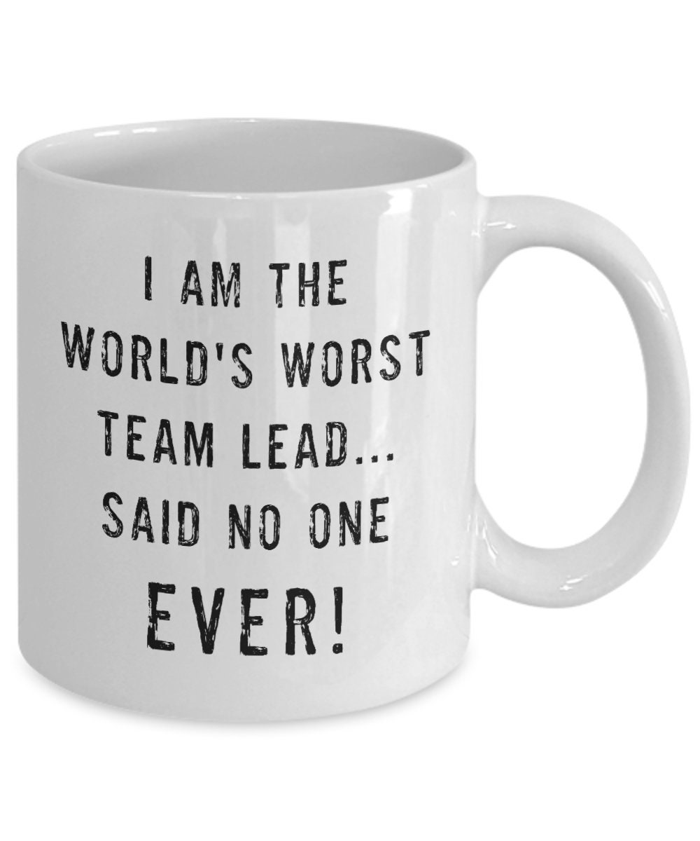 Team Lead Mug Best Team Lead Gifts Funny Team Lead Gifts - Etsy