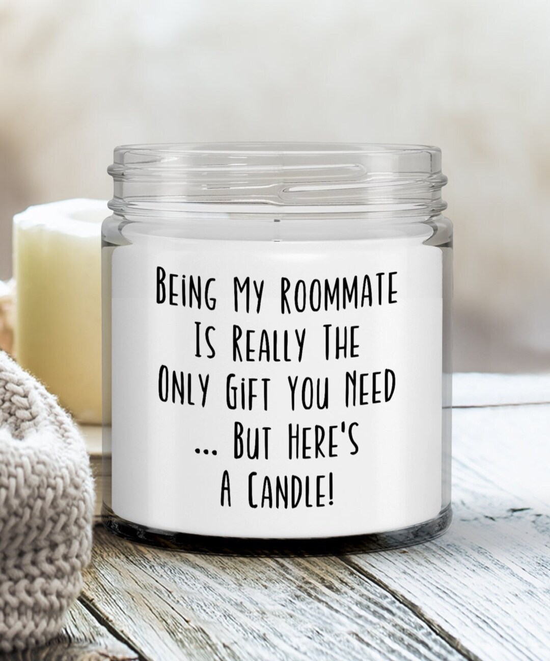 Roommate Candle, Funny Roommate Gifts, Roommate Gifts for Women - Being ...