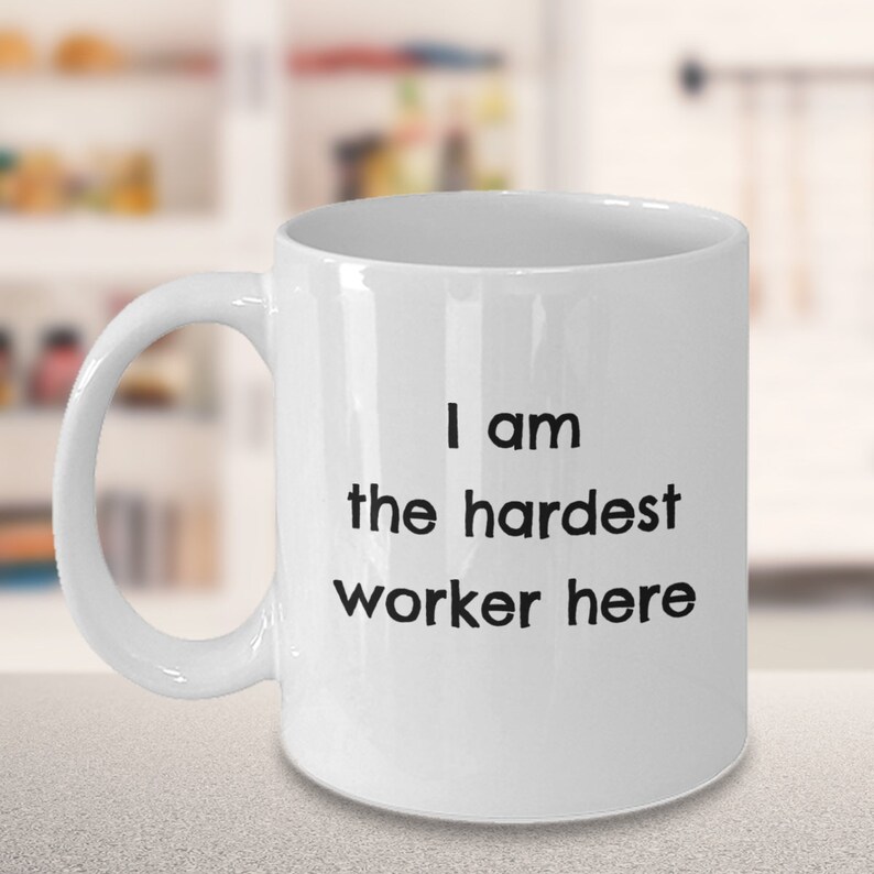 Hardest Worker Mug Funny Office Mug Best Worker Mug Funny - Etsy