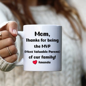 Funny Mom Mug, MVP Mom Gift, Personalized Mother's Day Gifts, Best Mom ...