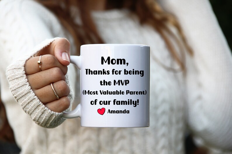 Funny Mom Mug, MVP Mom Gift, Personalized Mother's Day Gifts, Best Mom ...