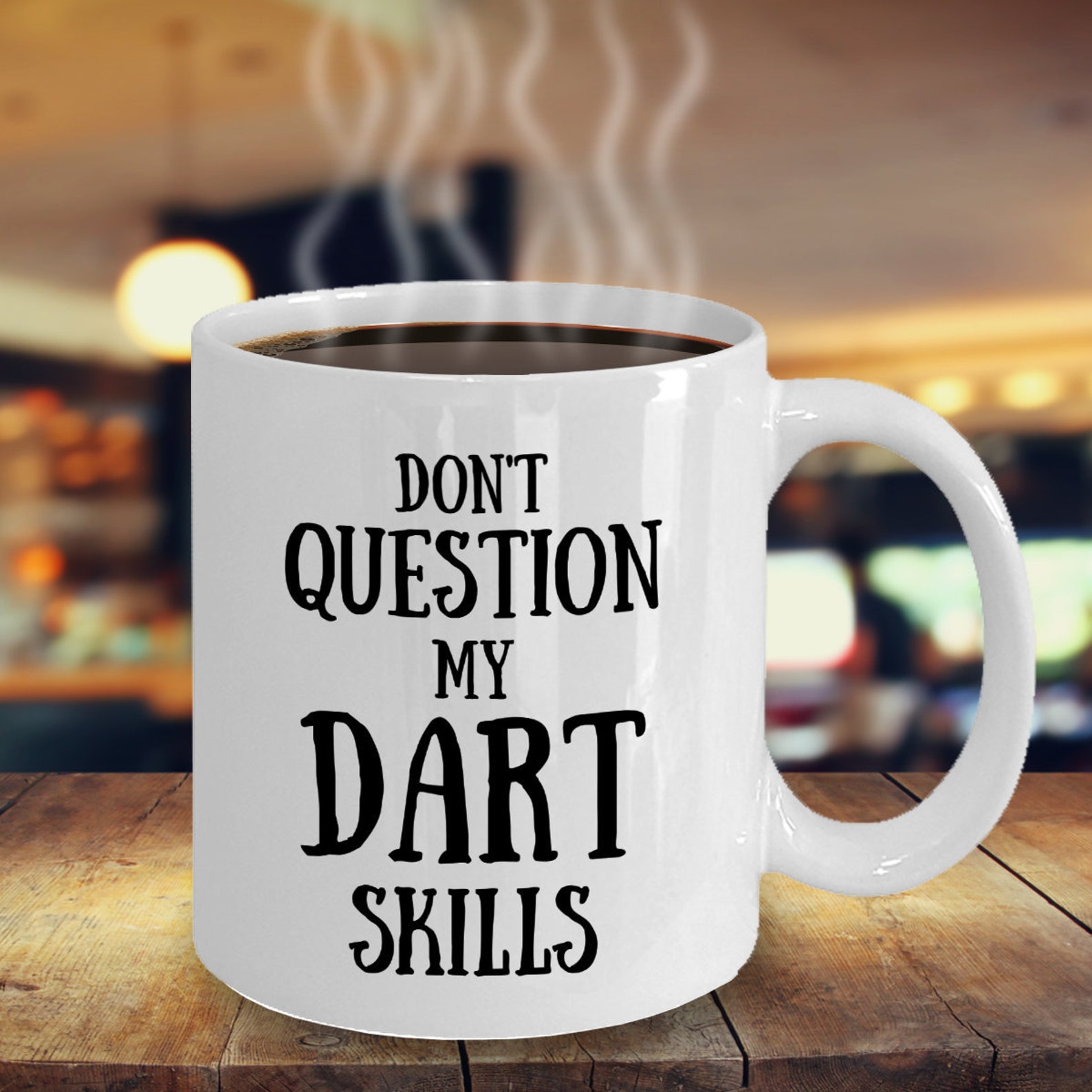 Dart Mug, Dart Player Mug, Dart Player Gift, Dart Tournament Gift Idea ...