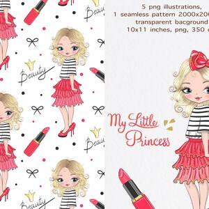 DIGITAL DOWNLOAD Girl Clipart, Cute Girl PNG, Digital Download, Cartoon ...