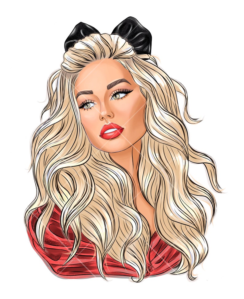 DIGITAL DOWNLOAD Girl Clipart, Cute Girl PNG, Digital Download, Cartoon ...