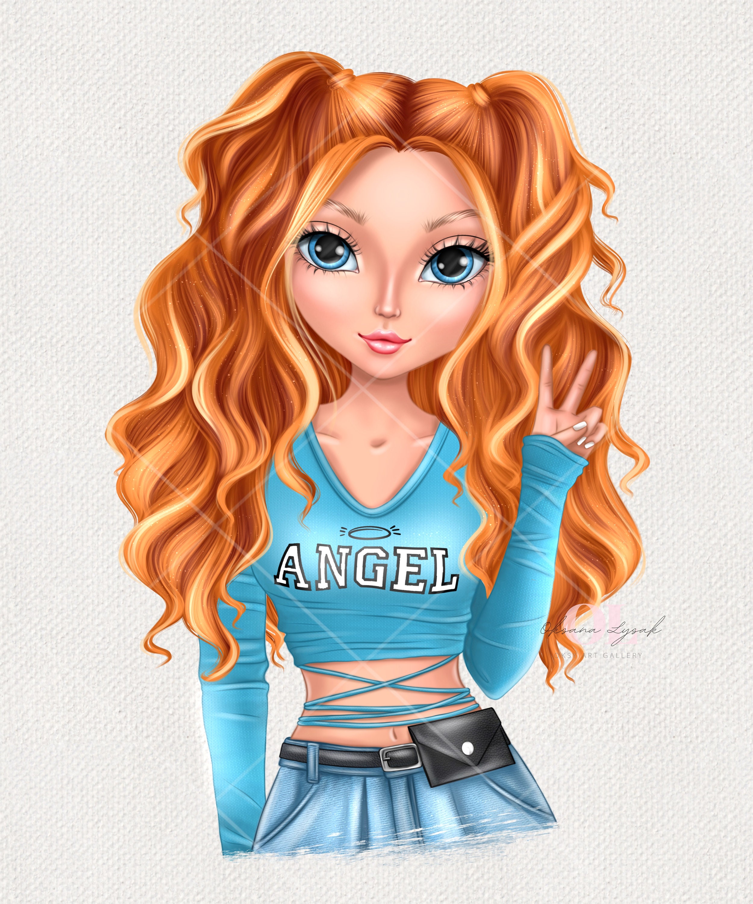 DIGITAL DOWNLOAD Girl Clipart Cute Girl PNG Digital Cute - Etsy