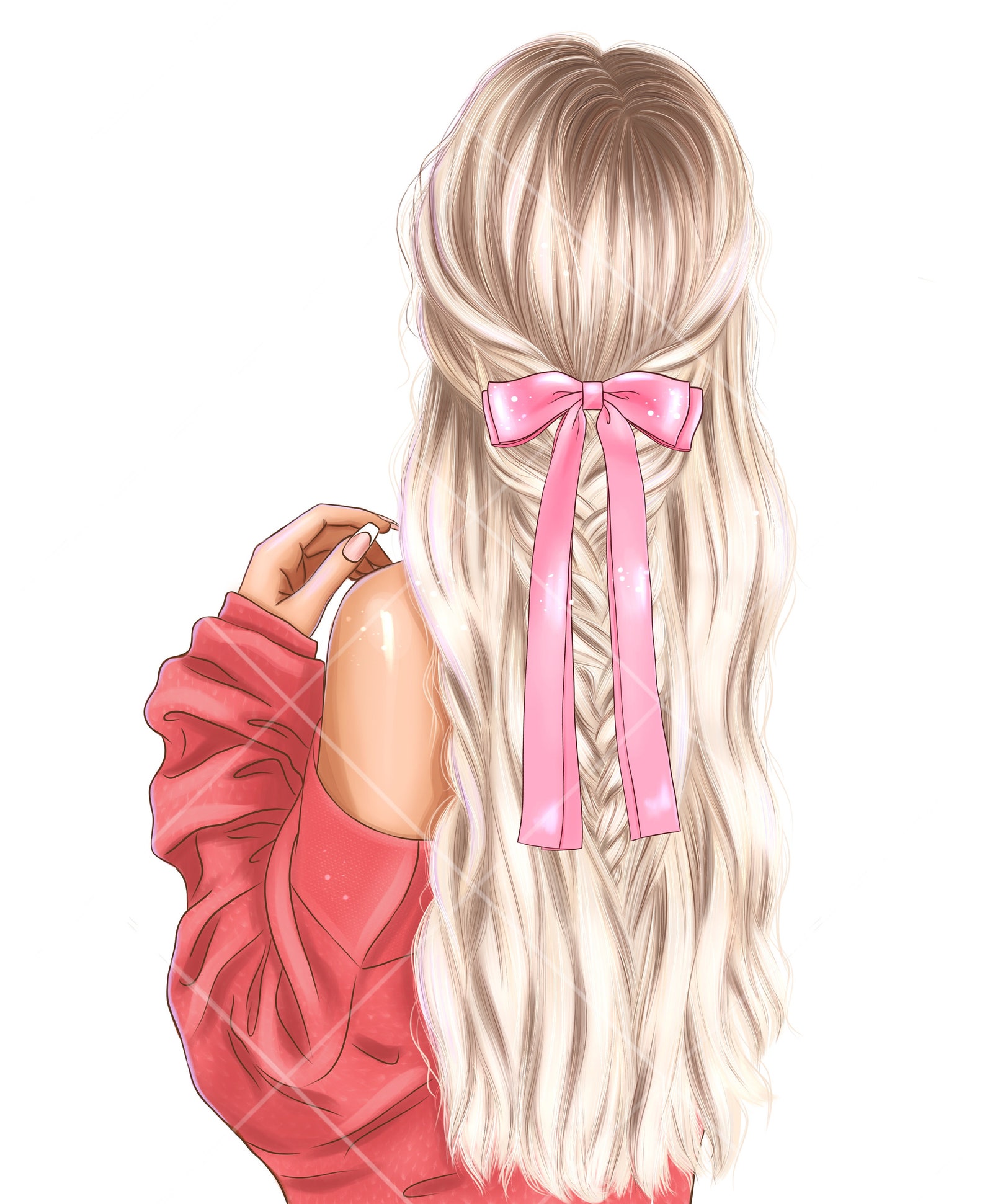 DIGITAL DOWNLOAD Girl Clipart, Cute Girl PNG, Digital Download, Cartoon ...