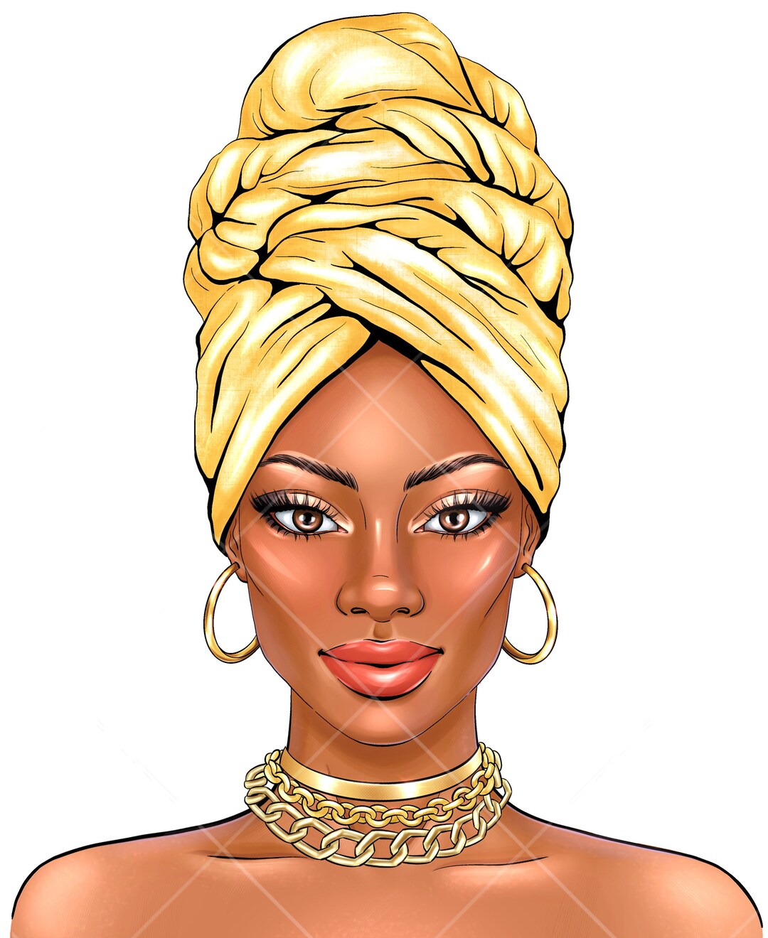 DIGITAL DOWNLOAD Girl Clipart, African Women Clipart, Girl PNG, Digital ...