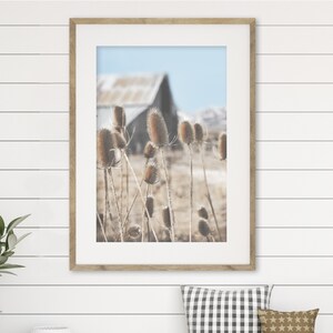 Farmhouse Printable Boho Wall Art Pampas Grass Print Rustic Wall Decor ...