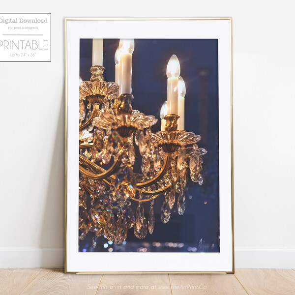 Chandelier Printable - Etsy