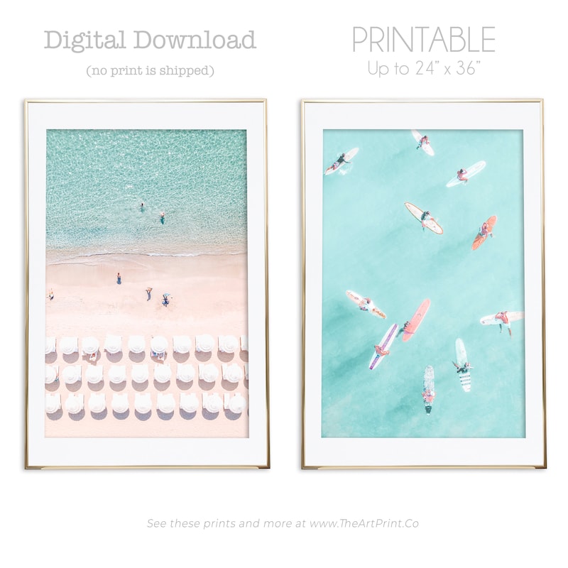 Beach Print - Etsy