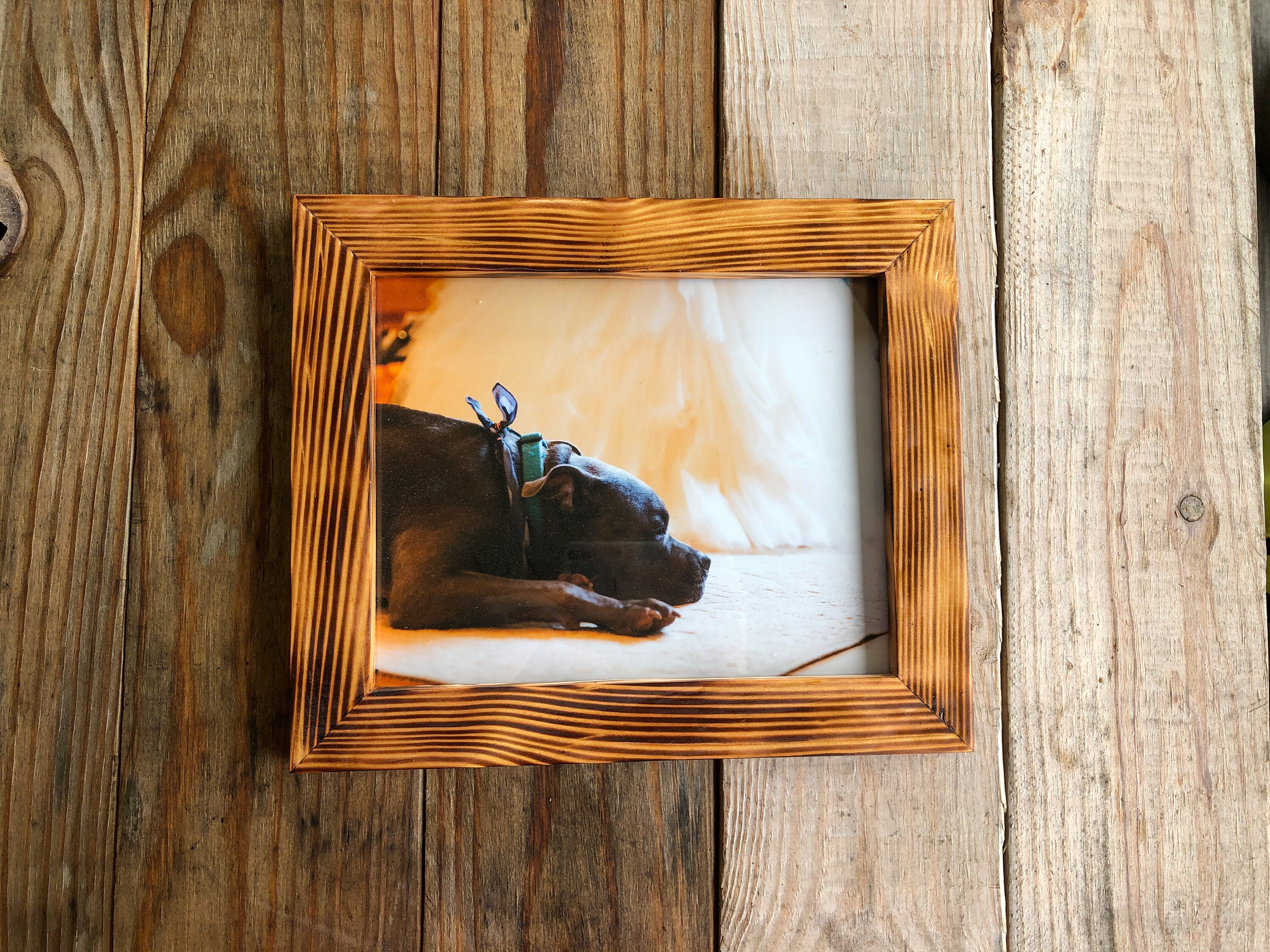 Burnt Pine Picture Frame - Etsy