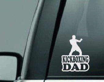 Kickboxing Car Decal - Etsy